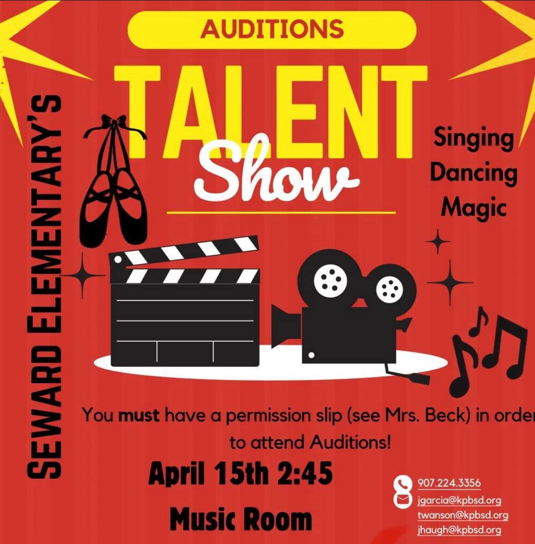 Talent Show Auditions – Seward Elementary